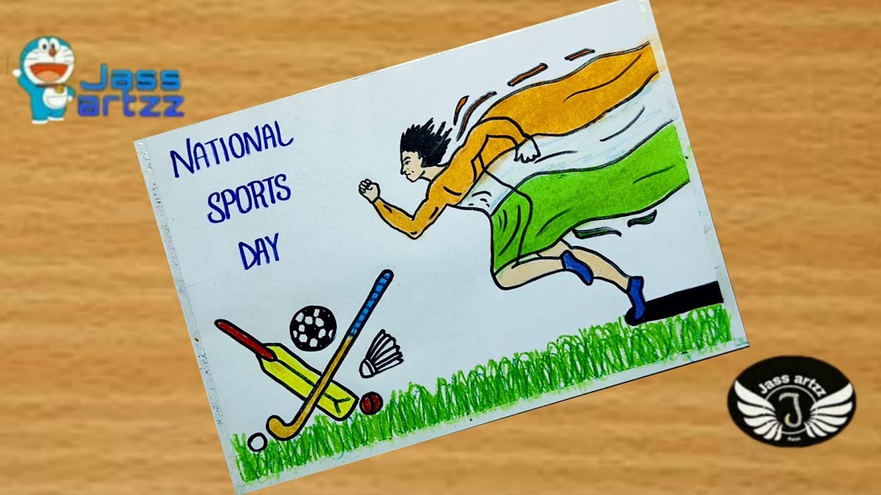 How To Draw Easy National Sports Day Annual SPORTS DAY Drawing how-to-draw-easy-national-sports-day-annual-sports-day-drawing