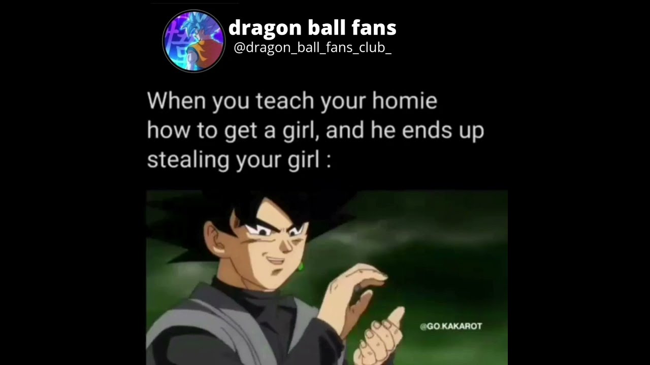 dragon ball super meme | goku black | goku | vegeta - YouTube