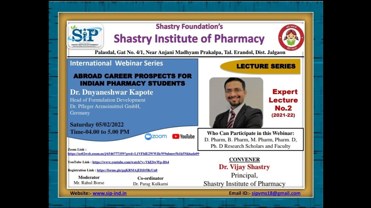 shastry institute of pharmacy's Personal Meeting Room - YouTube