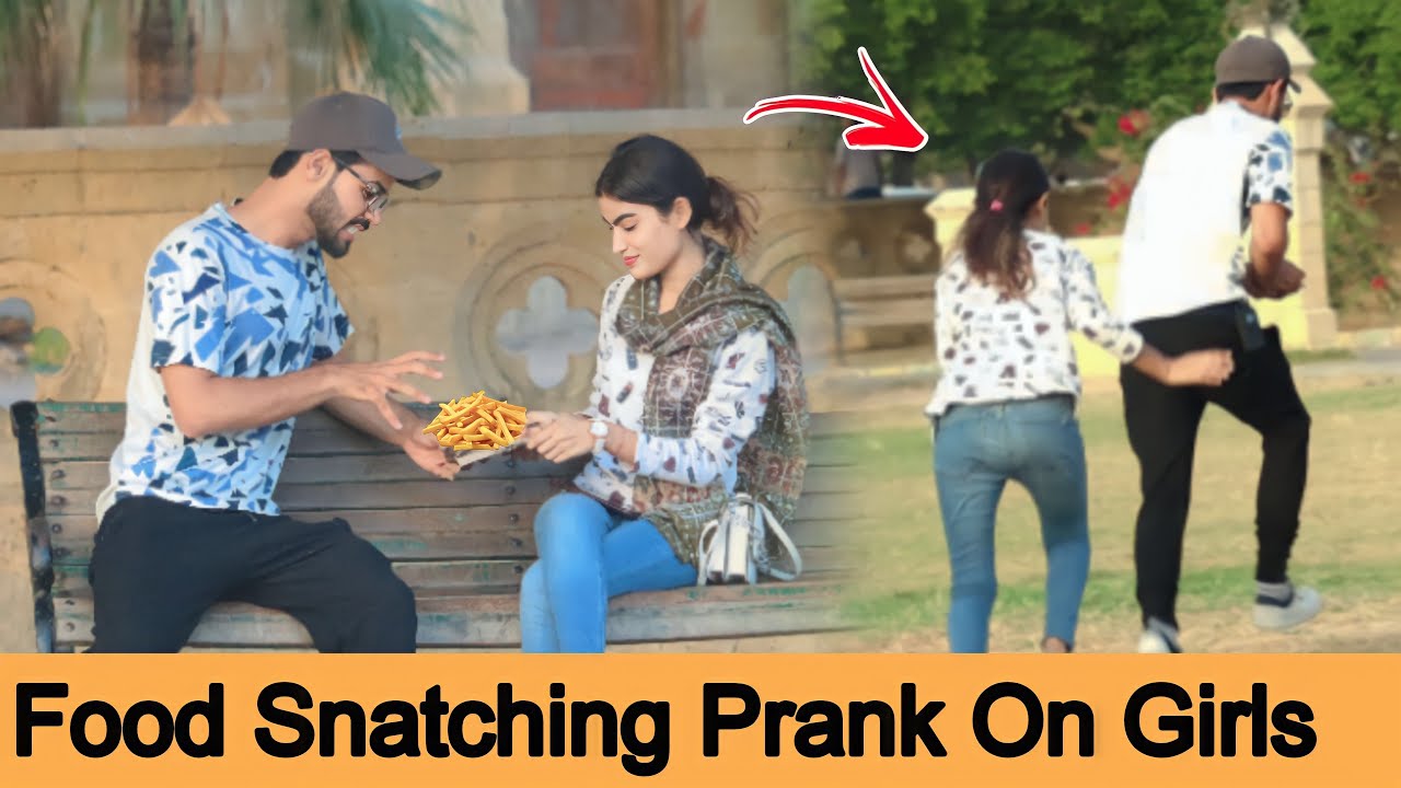 Food Snatching Prank On Girls @thatwasfun2 - YouTube