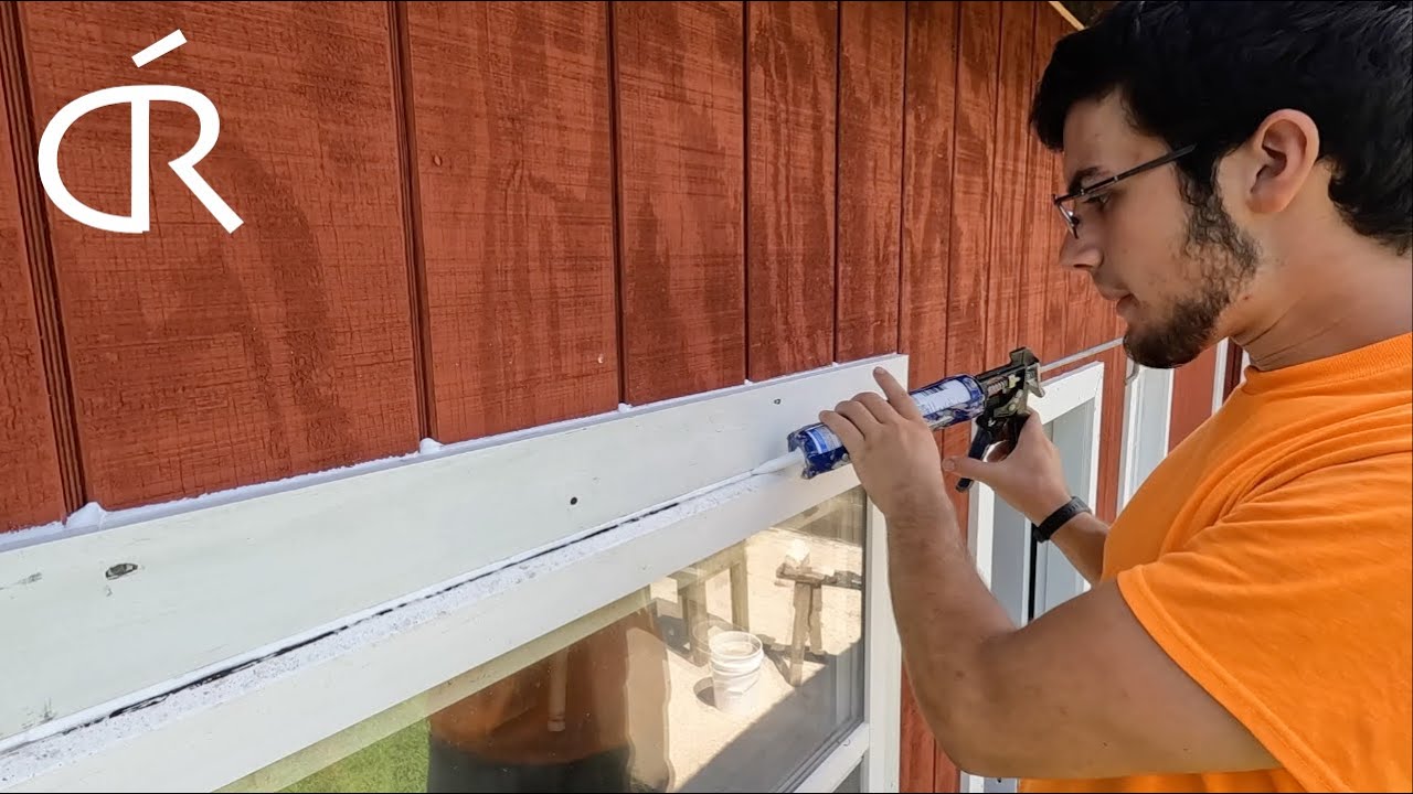 How to seal windows on T111 sheathing - YouTube