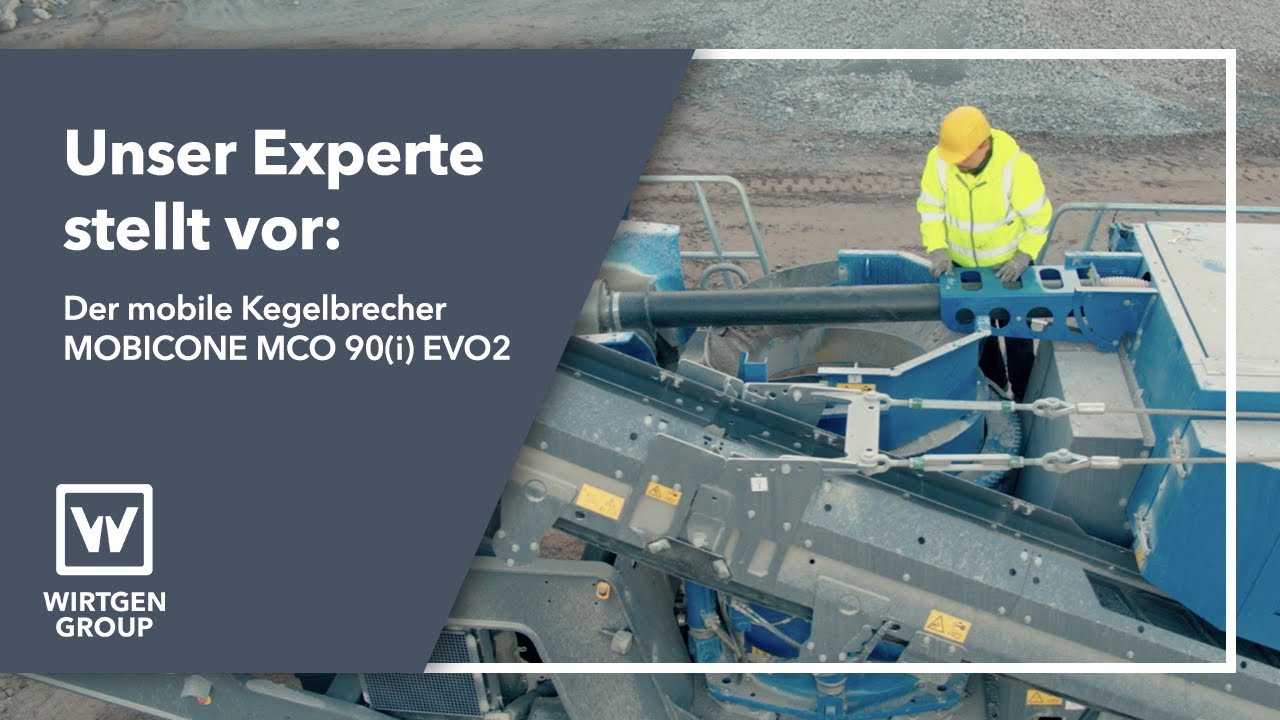 MCO 90(i) EVO2 | ein mobiler Kegelbrecher mit Höchsleistung - YouTube