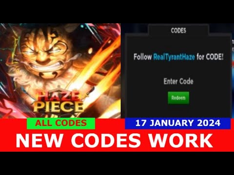 *NEW CODES* [🎄LEOPARD] HAZE PIECE ROBLOX | ALL CODES | JANUARY 17, 2024 ...