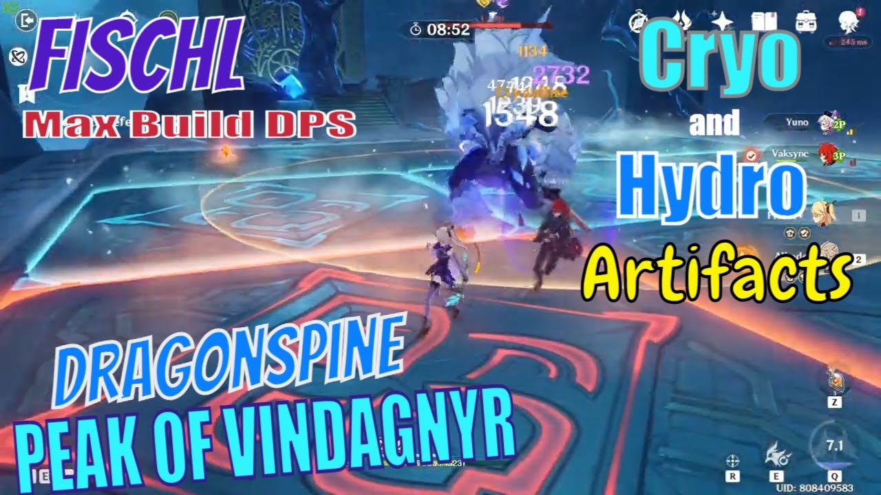 PEAK OF VINDAGNYR | DragonSpine Cryo and Hydro artifacts - FISCL Lv 80 ...