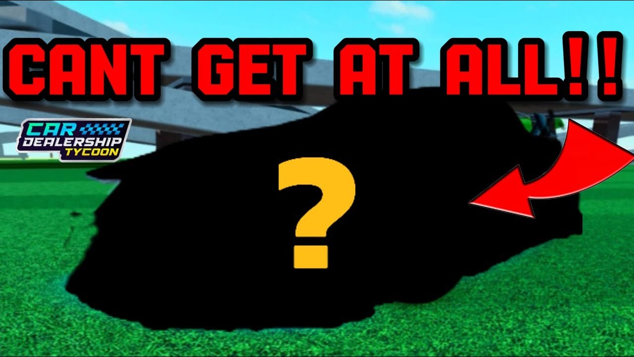 YOU CAN'T BUY OR TRADE THIS CAR AT ALL IN Car dealership tycoon ...