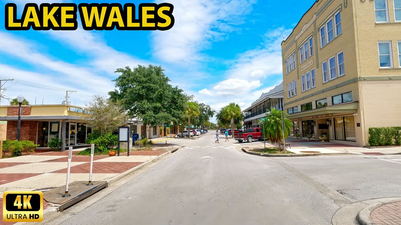Lake Wales Florida Driving Through - YouTube