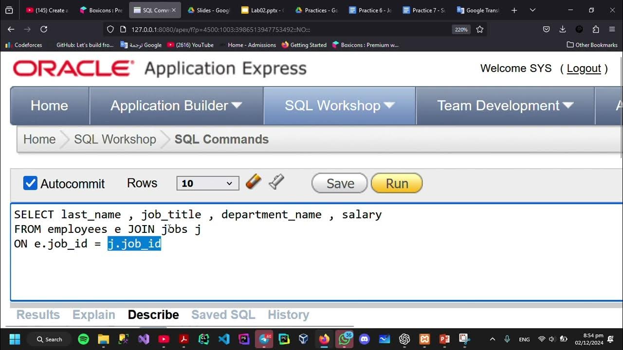 JOIN ON (Oracle SQL) - YouTube