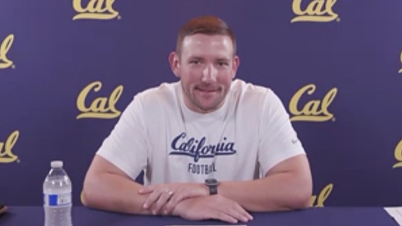 Cal OL coach Mike Bloesch talks return to North Texas (8.30.23) - YouTube