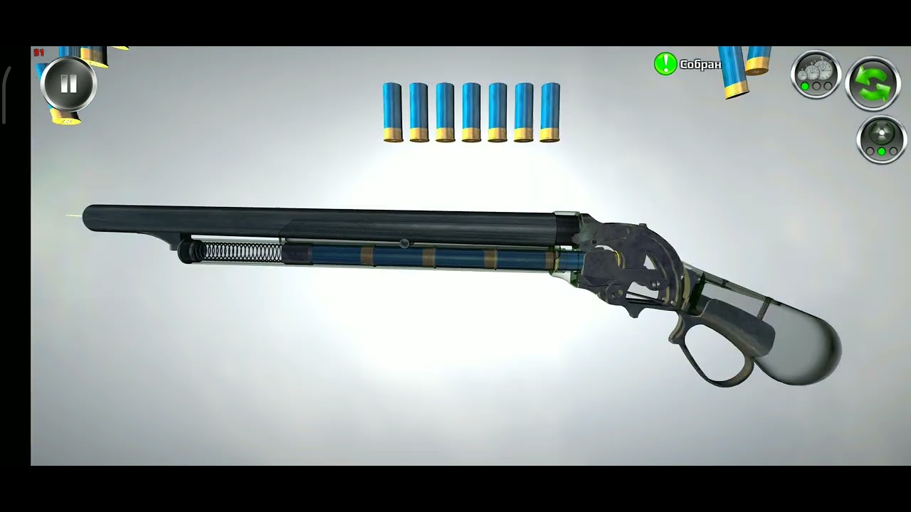 Winchester M1887 неполная разборка - YouTube