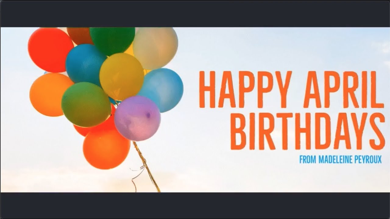 American Heroes April Birthdays - YouTube