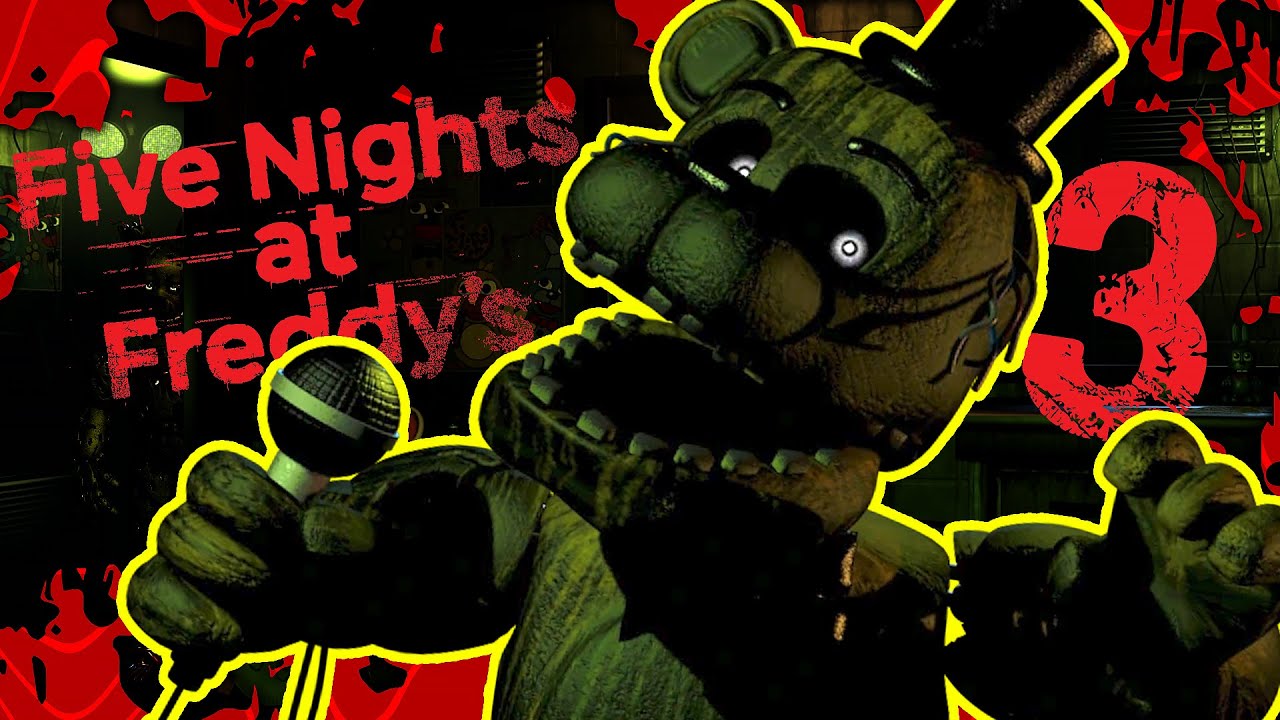Easily Spooked Man Plays【 FIVE NIGHTS AT FREDDYS 3 (end of 2 first ...