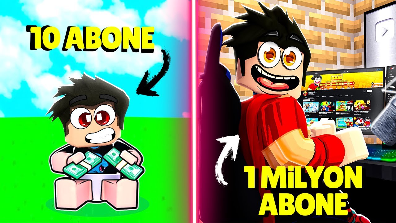 YOUTUBER OLMA OYUNU 😎 Roblox Viral Simulator - YouTube