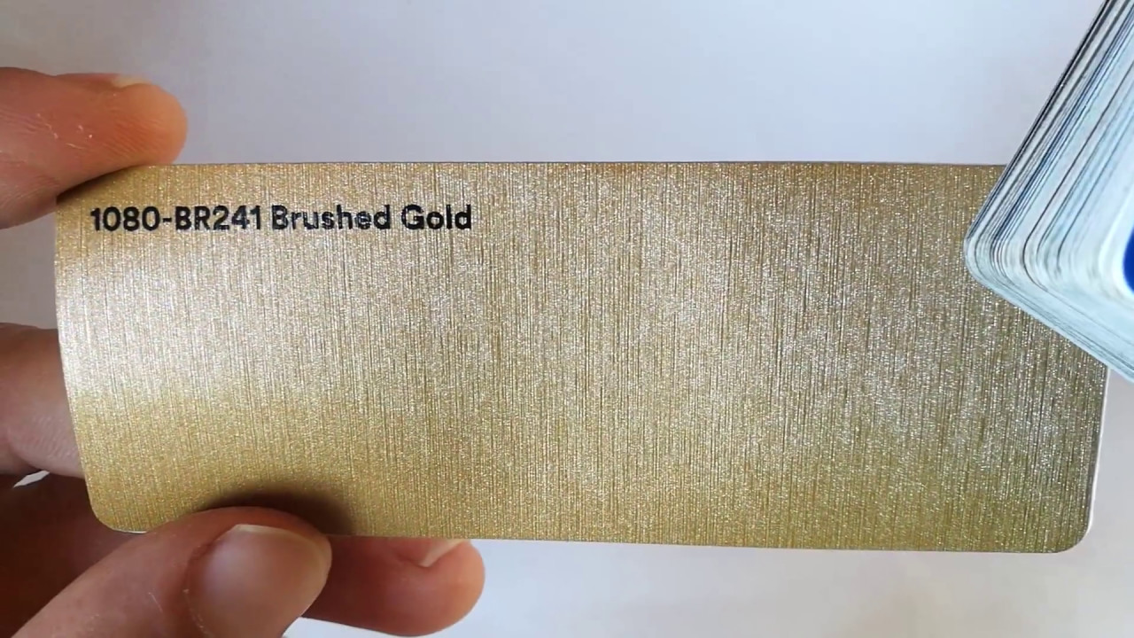 3M™ Brushed Gold 1080-BR241 Wrap Film Textured - YouTube