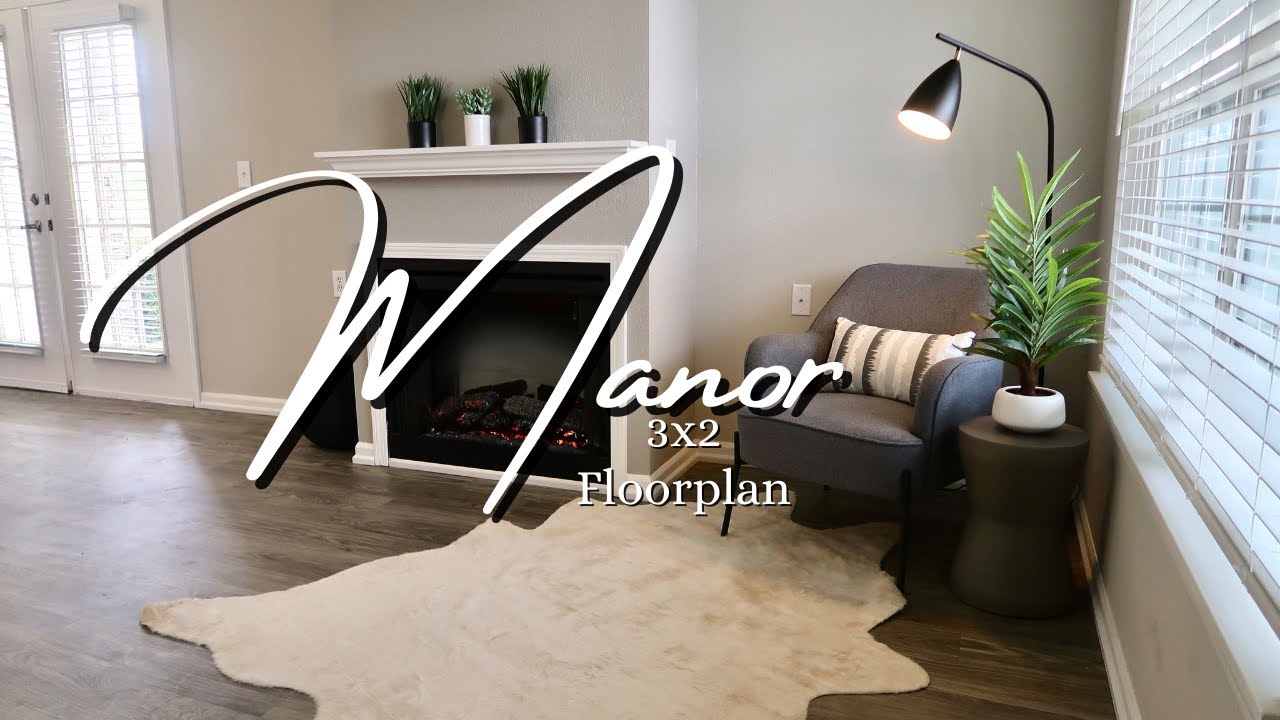 Inside view of the Manor floor plan at Lenox West Luxury Apartments ...