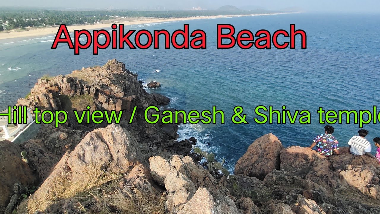 Appikonda Beach | View point | Ganesh & Shiva Temple - YouTube