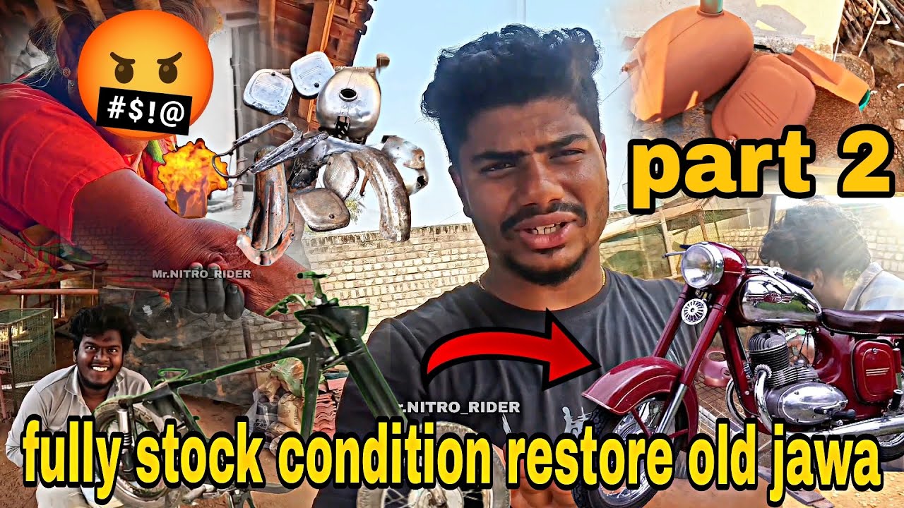 #old Java restoration part-2🔥#mr.nitro_rider #nitro rider #vintagebike ...