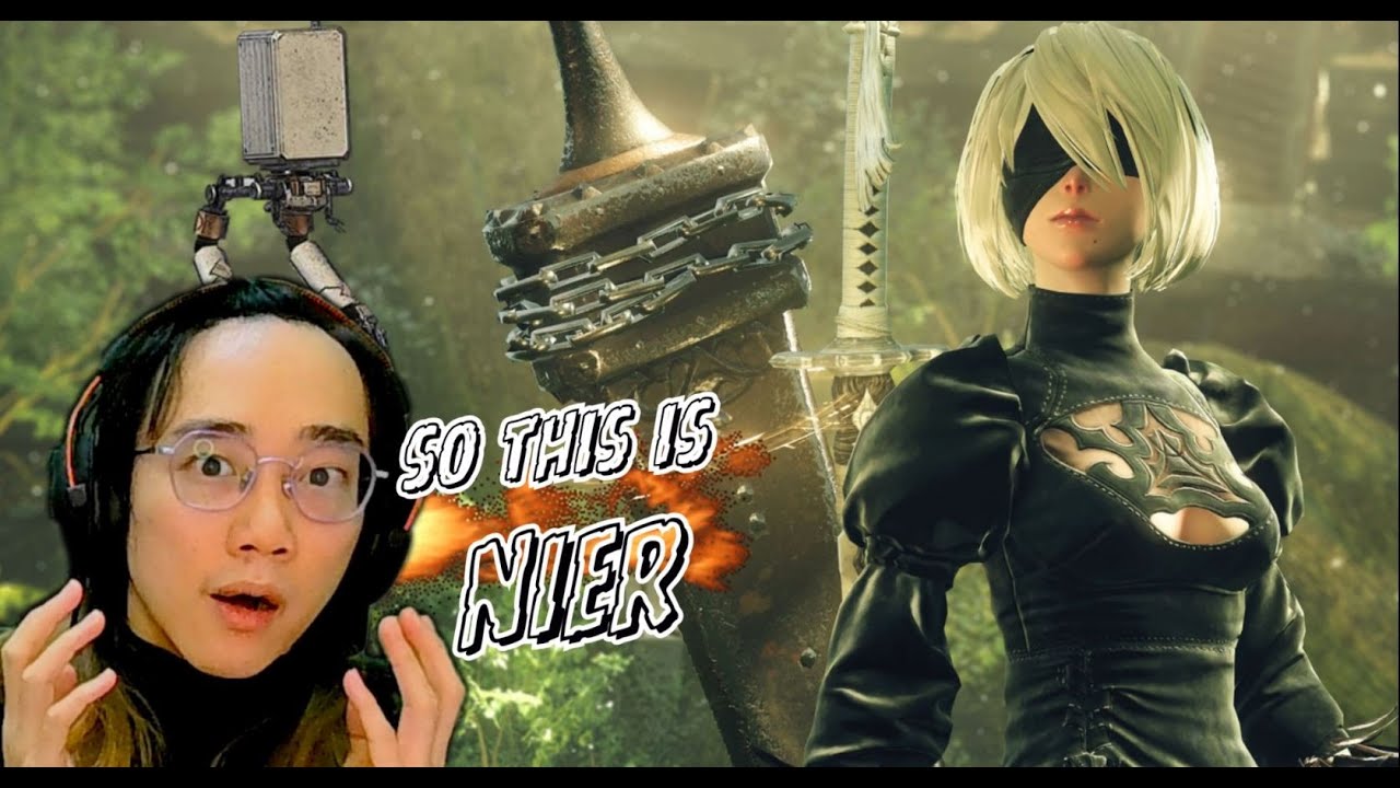 FIRST PLAYTHROUGH OF A NIER GAME - MASTERPIECE | Nier Automata (Day 1 ...