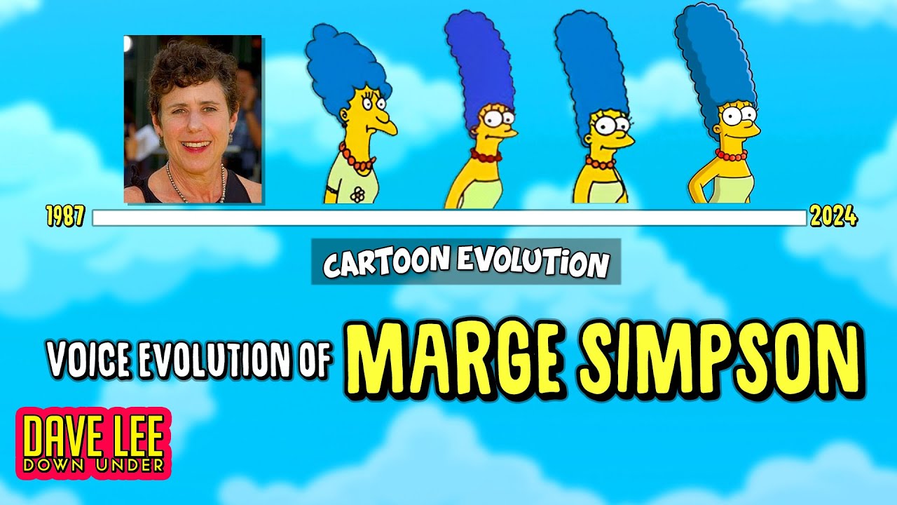 Voice Evolution of MARGE SIMPSON - 37 Years Compared & Explained ...