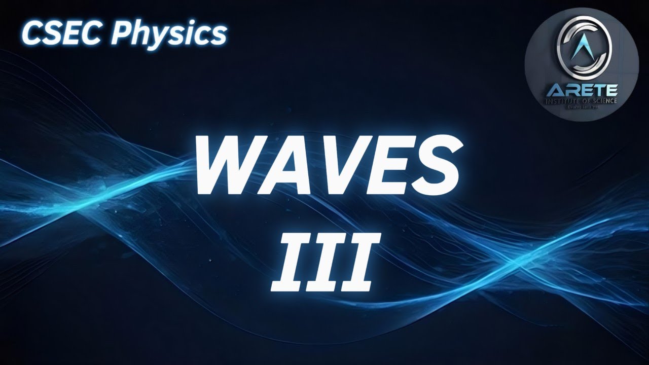 CSEC Physics - Waves III: Refraction and Total Internal Reflection - YouTube