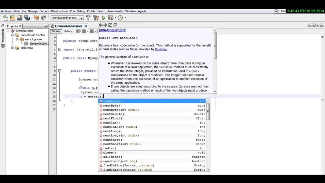 Scanner en netbeans... convertir de grados celsius a fahrenheit - YouTube