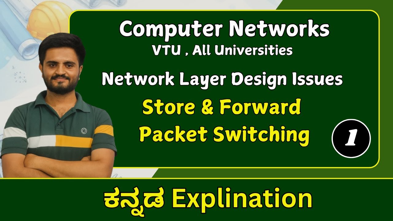 Store and Forward packet switching | Network layer design issues ...