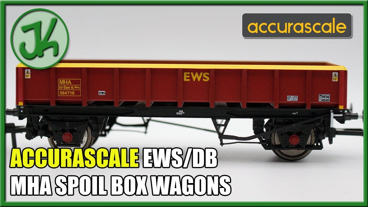 Accurascale's Best Wagons Yet? EWS/DB MHA Spoil Box Wagons - Unboxing ...