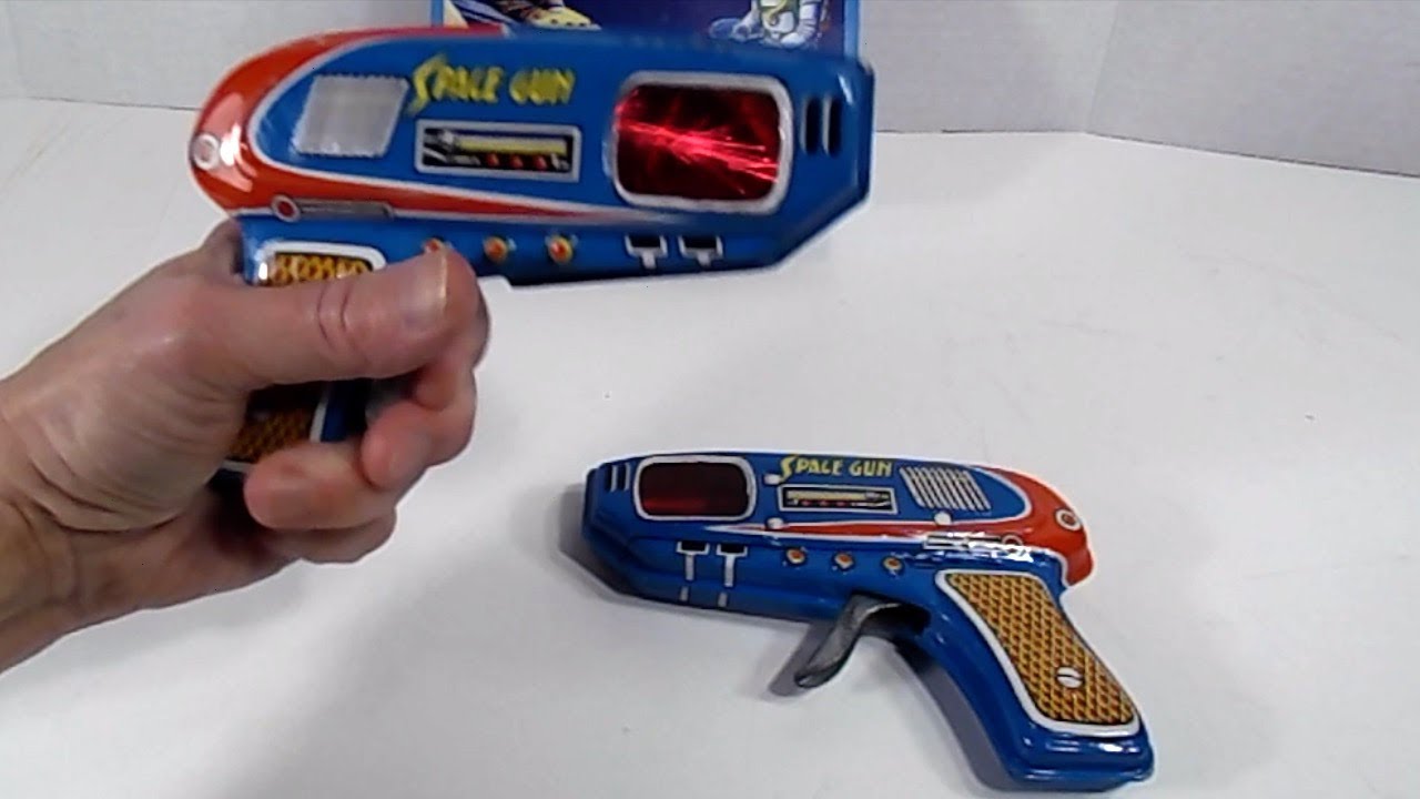 Shudo Space Gun twin set with box - YouTube