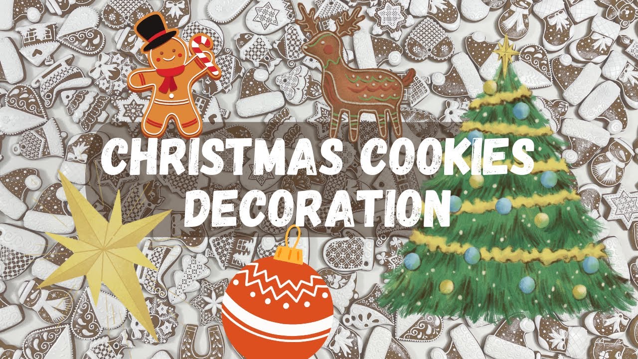 How to decorate Christmas Cookies 🤩 Artistic Royal Icing Gingerbread ...