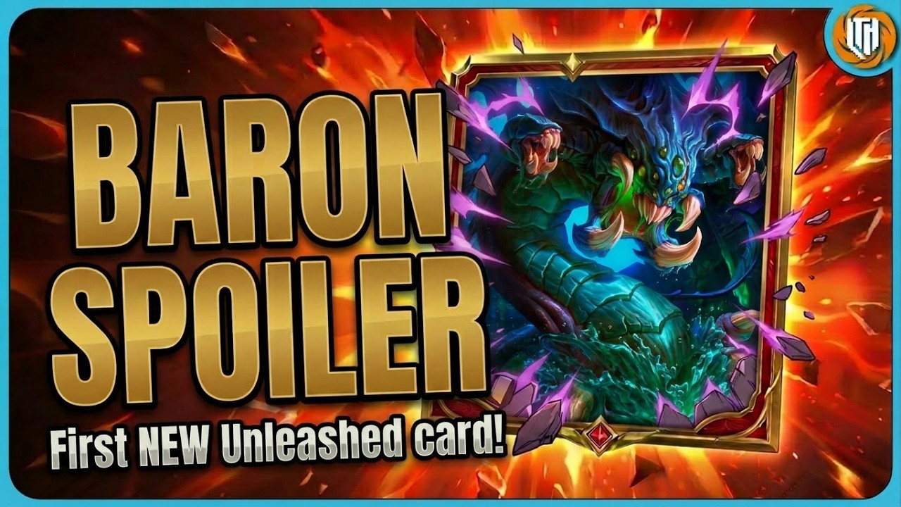 FIRST UNLEASHED SPOILER! New Riftbound card is BARON NASHOR yeah! - YouTube