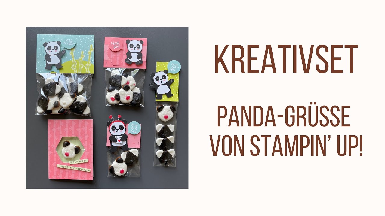Kreativset Panda-Grüsse von Stampin´ Up! - Goodies zur Einschulung ...