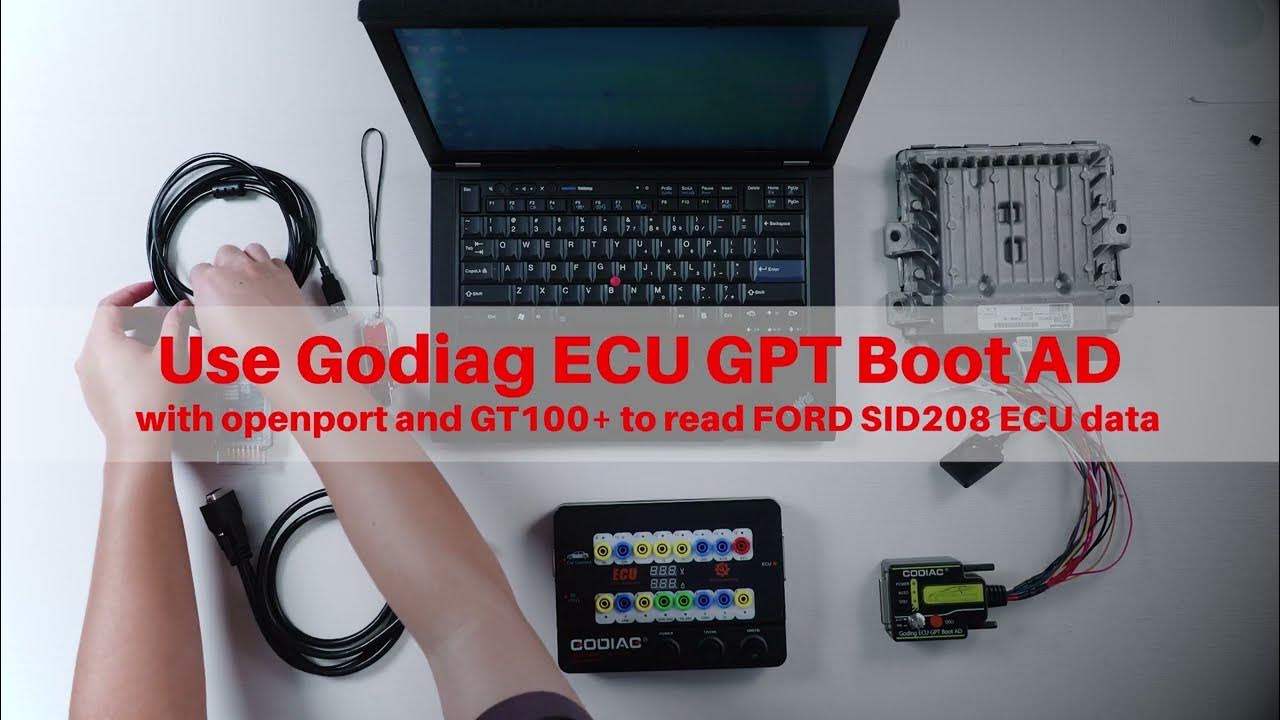 How to use Godiag ECU GPT Boot AD with openport and GT100+ to read FORD ...