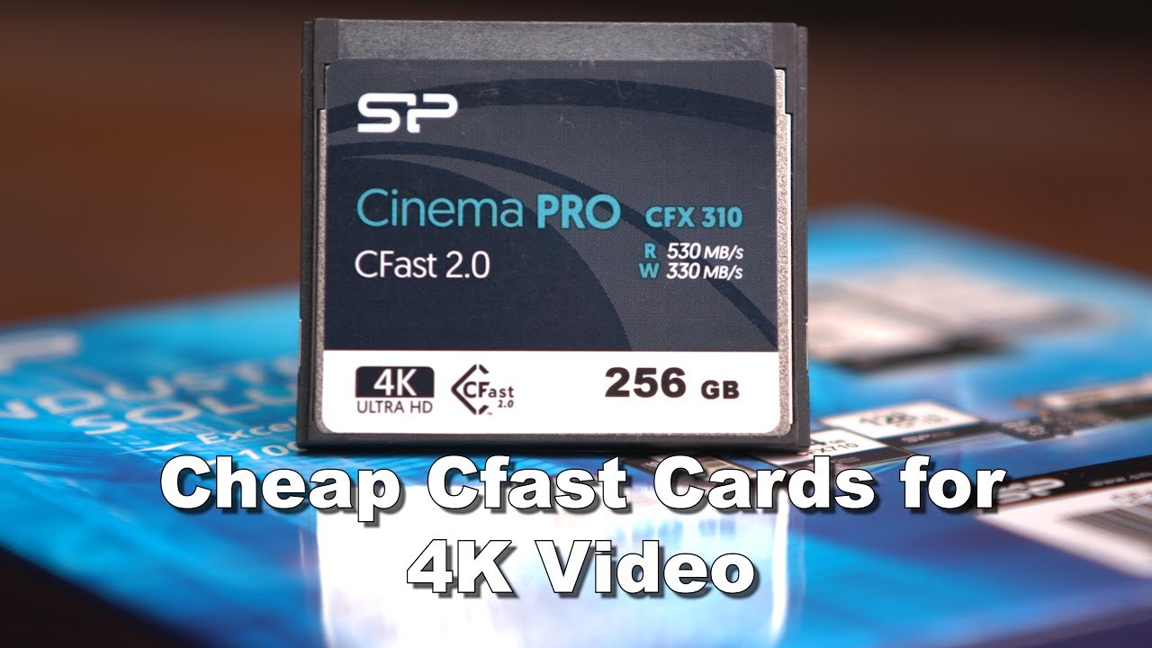 Cheap 256GB Cfast 2.0 Card for 4K Video - YouTube