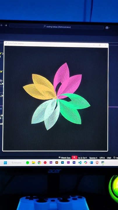 Flowers #coding #python #pythonforbeginners #imagine #pythontutorial #programming - YouTube