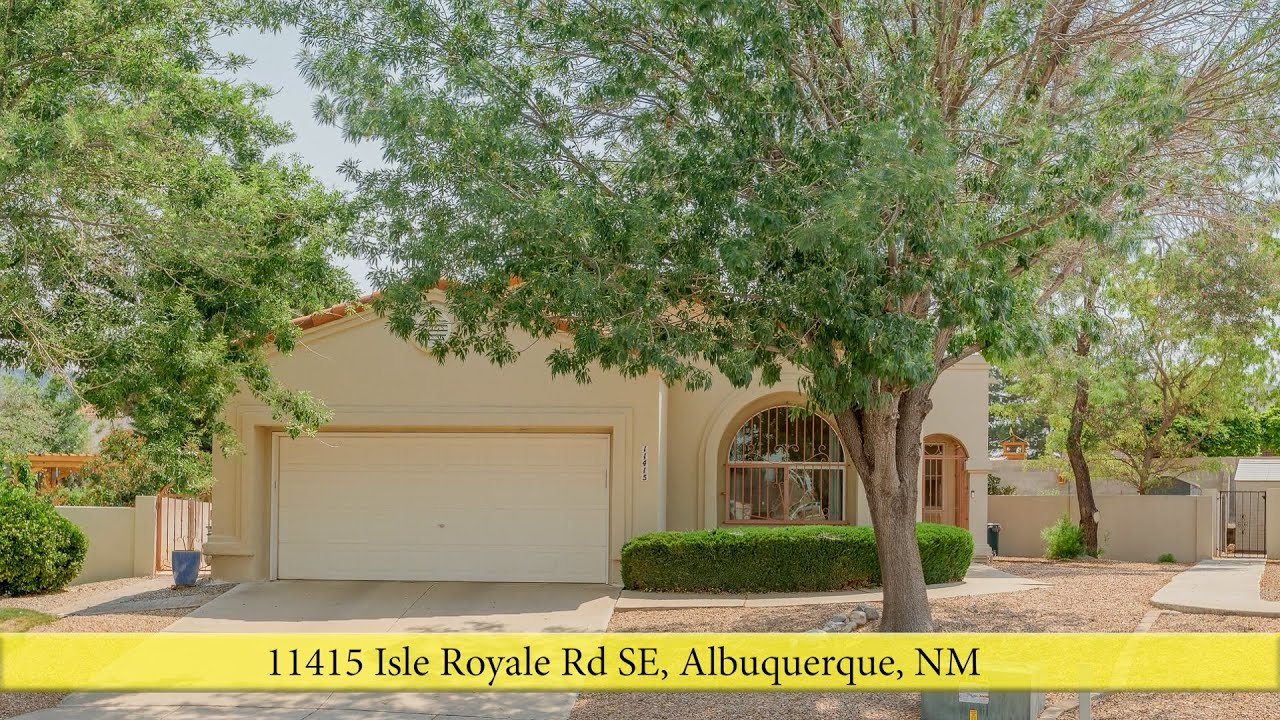 11415 Isle Royale Rd SE, Albuquerque, New Mexico - YouTube