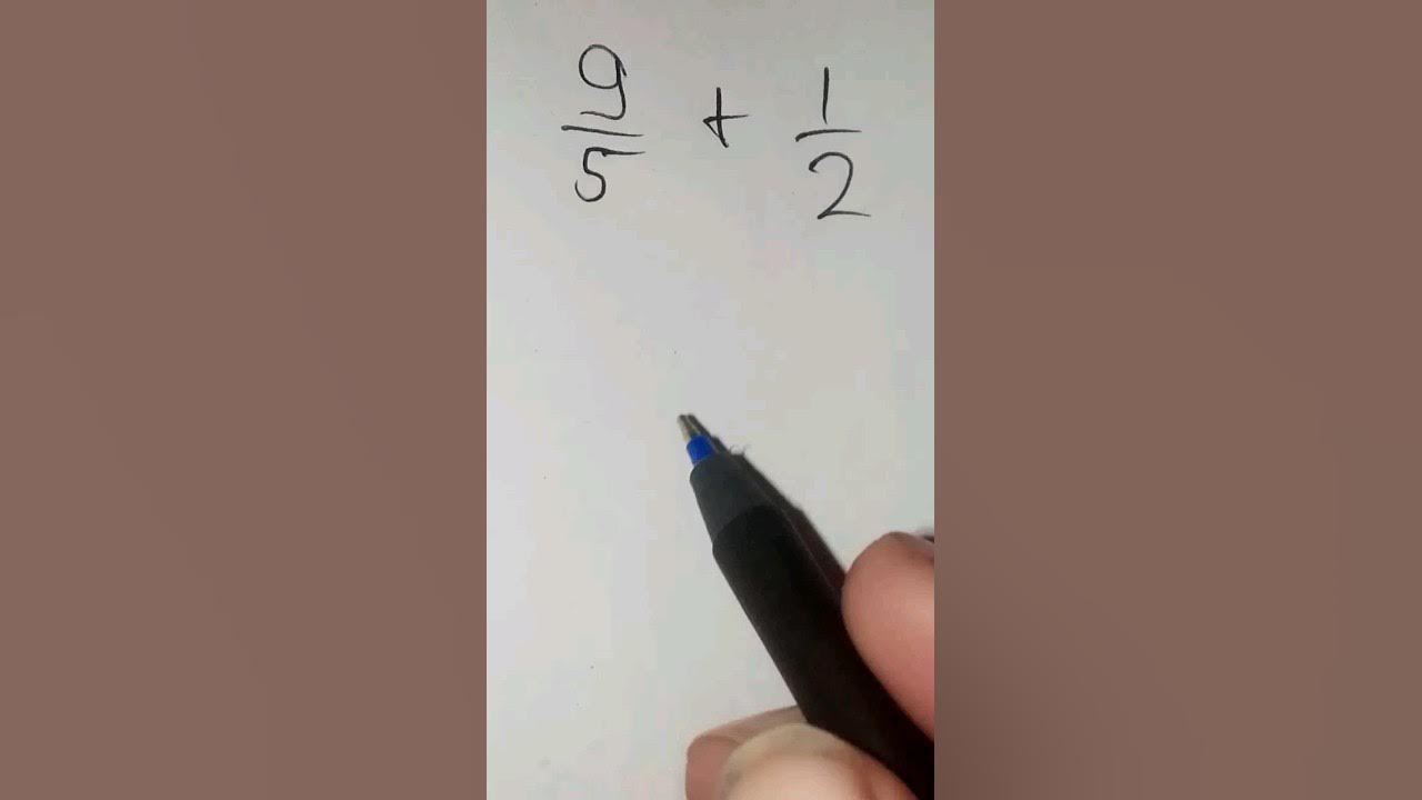 how-to-add-fraction-in-3-sec-shorts-trending-fraction-youtube