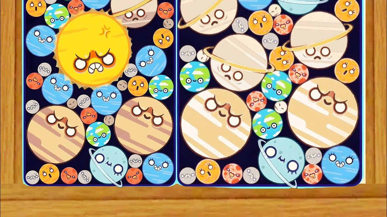 Planets Merge 3D - Satisfying ASMR Gameplay (NOOB to PRO to HACKER ...