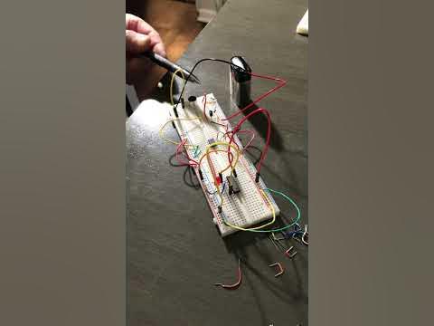 clap on clap off circuit using a BC547, a 555, and a 7474 IC - YouTube
