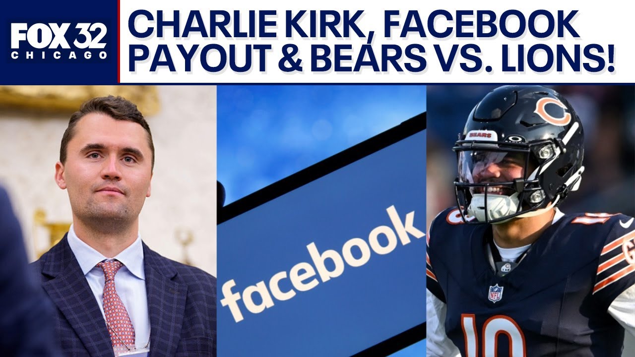 ChicagoNOW: Charlie Kirk, Facebook payout & Bears vs. Lions! - YouTube