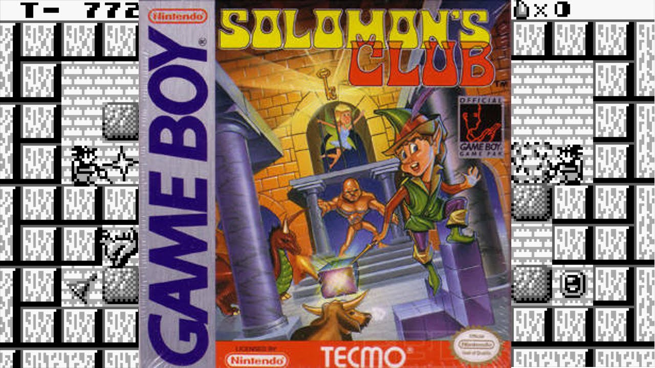 Solomon´s Club | Game Boy/Gameplay/Full HD | Tecmo | 1991 - YouTube