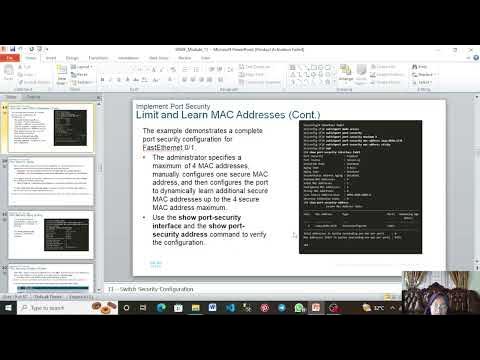 Module 11 - Switch Security Configuration - YouTube