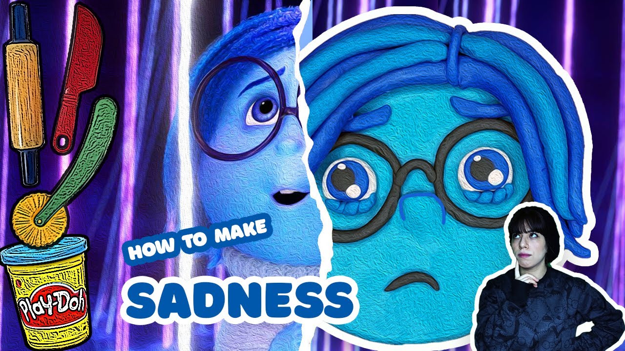 Play-Doh Droopy Face! Let's Make Sadness We Can Chase - YouTube