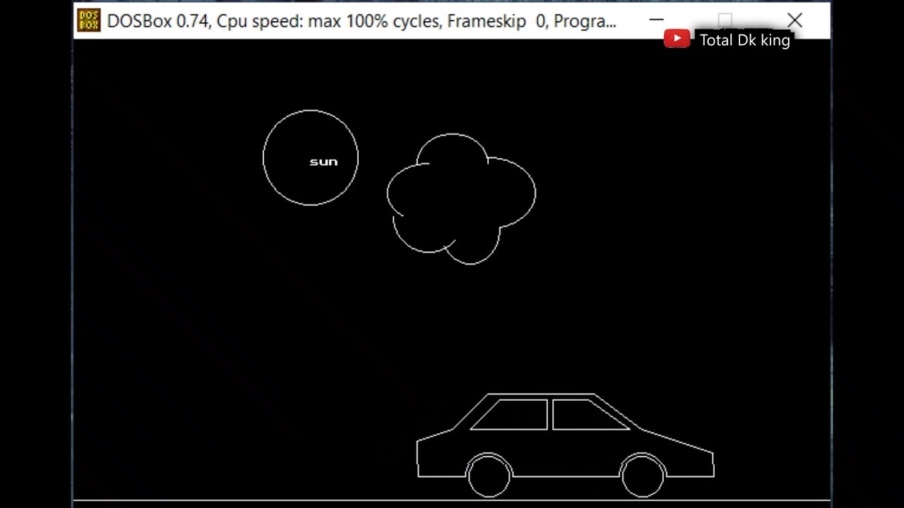 C program for Moving Car in computer Graphics || program code .|| # ...