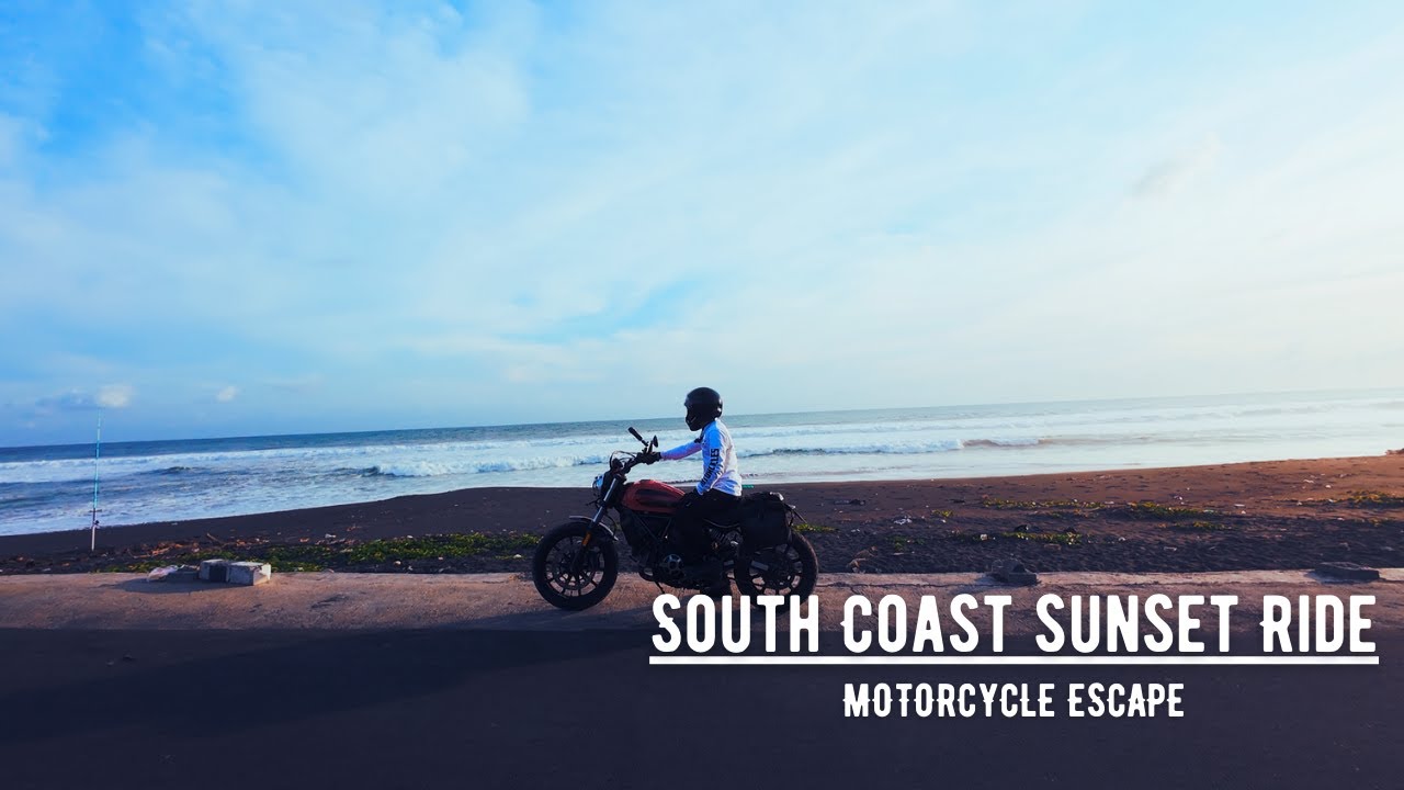 Sunset Escape on Jogja’s South Coast! | Ducati Scrambler Sixty2 - YouTube