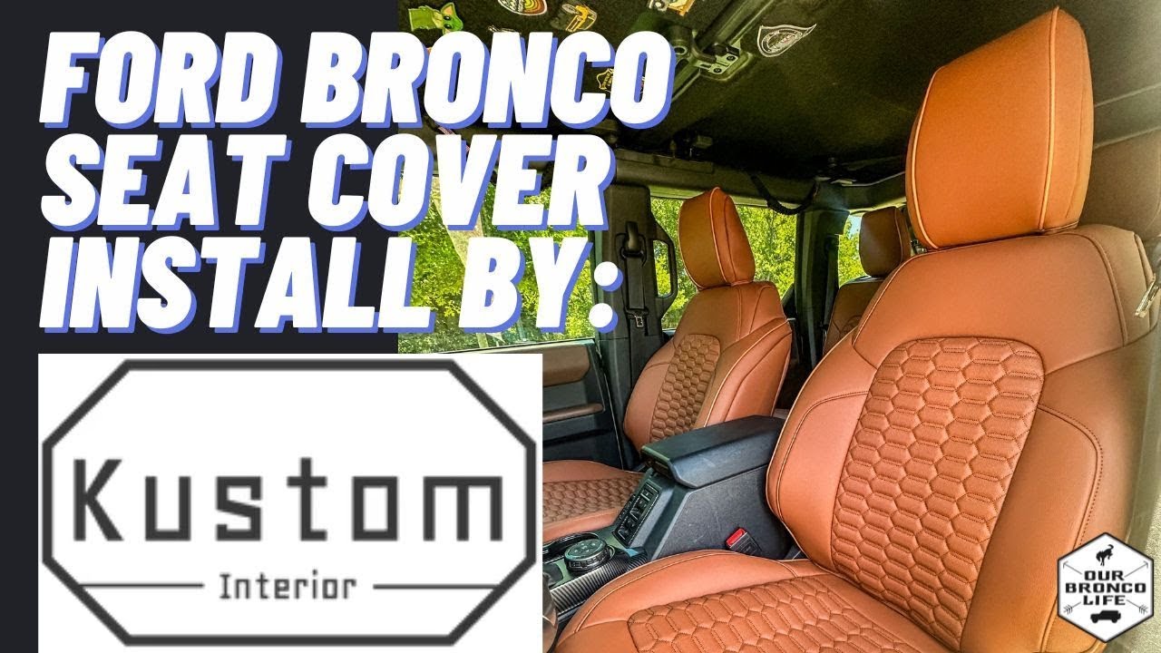 2021+ Ford Bronco Custom Seat Cover Interior Upholstery Kit ft ...