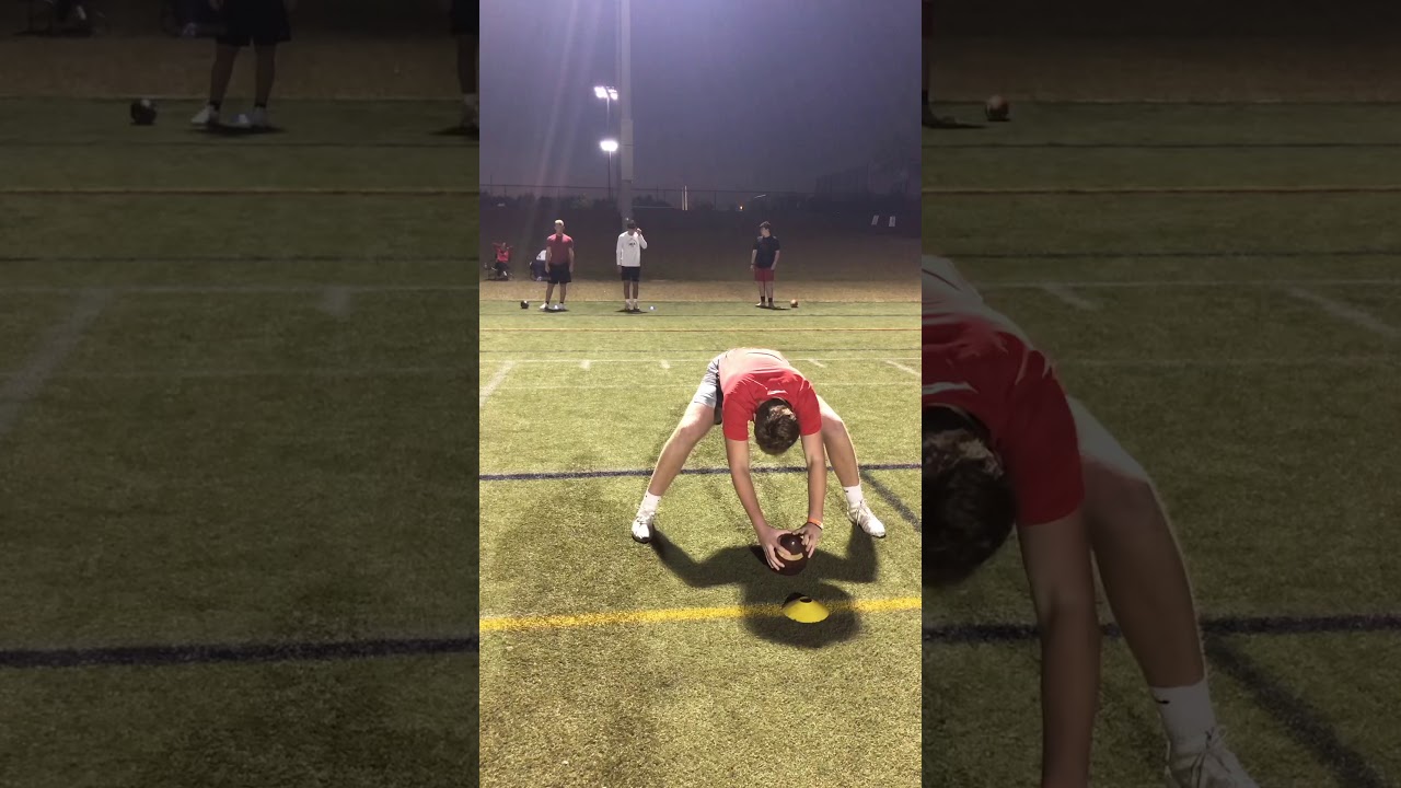 Ben Anderson 6’4 230lb long snapper. Avg snap is .66 seconds. HKA Elite ...