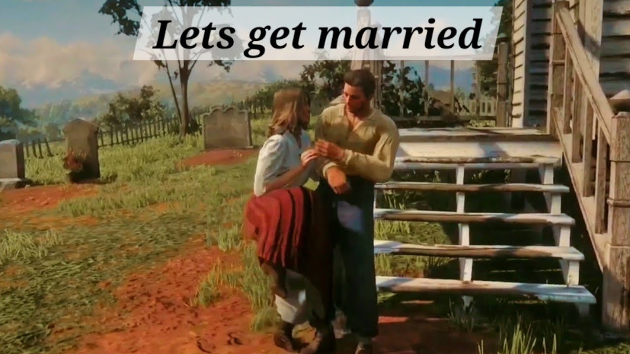 They want to get married but Arthur scared them - RDR2 - YouTube