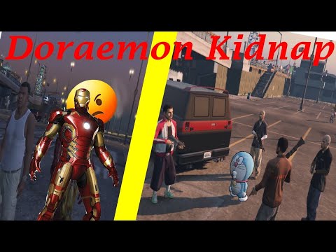 Iron man and Franklin save Doraemon from kidnapers | Doraemon GTA v ...