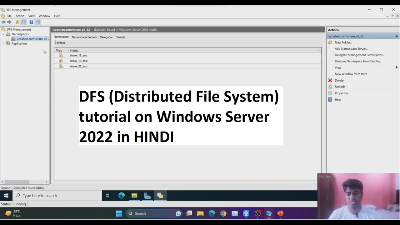 Dfs Distributed File System Namespace Tutorial On Windows Server 2022