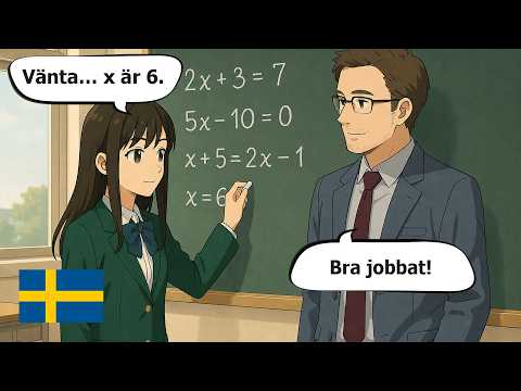 Real Swedish Conversations (A1–A2) | Classroom & Student Life