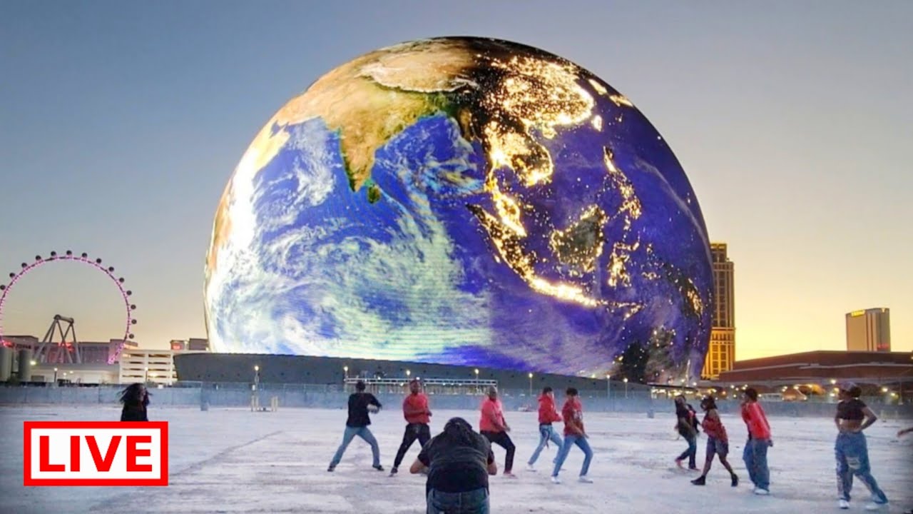 Sphere Las Vegas live - YouTube
